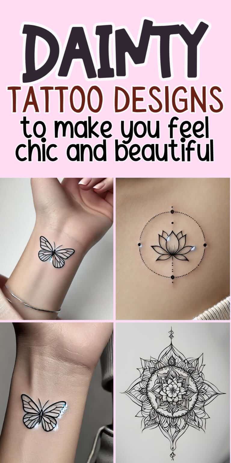 14+ Small Dainty Tattoo Designs For A Chic And Elegant Look – Sober Alley